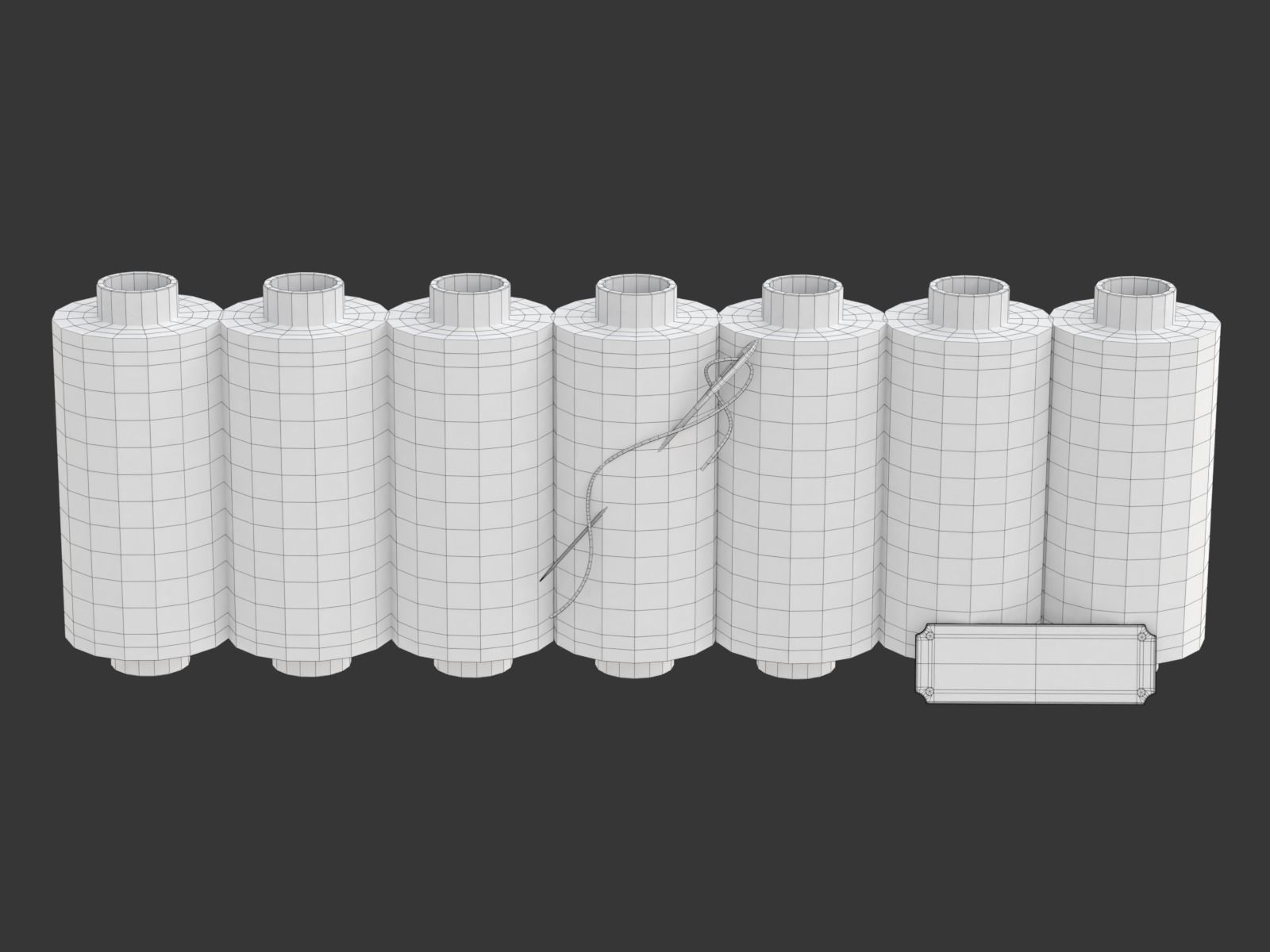 Sewing Thread Set 3D model | CGTrader