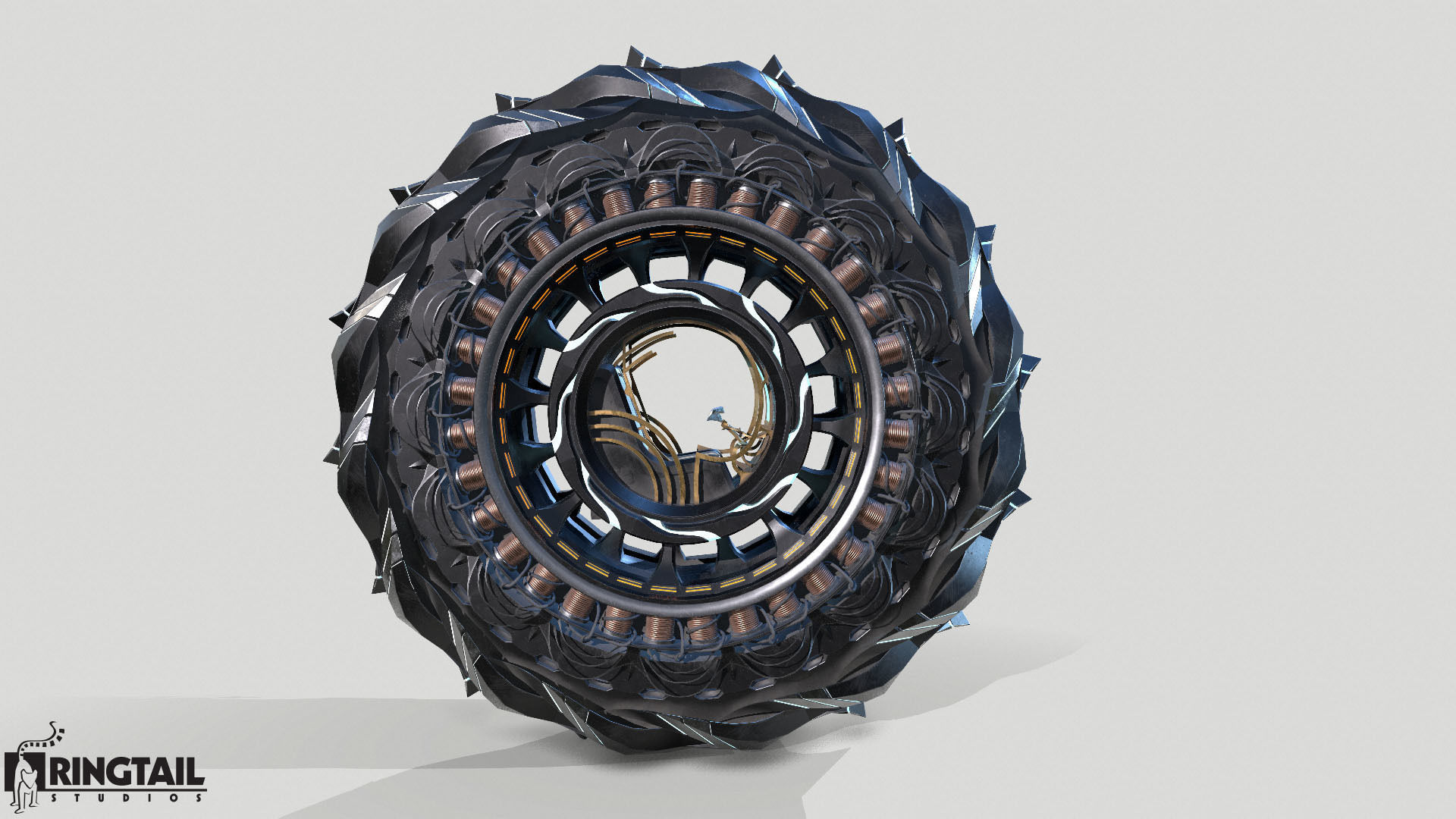 3D model Sci Fi Wheel Car VR / AR / low-poly | CGTrader