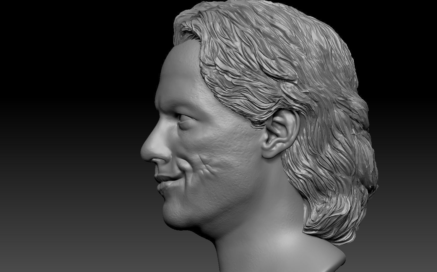 Joker Heath Ledger head 3D model 3D printable | CGTrader