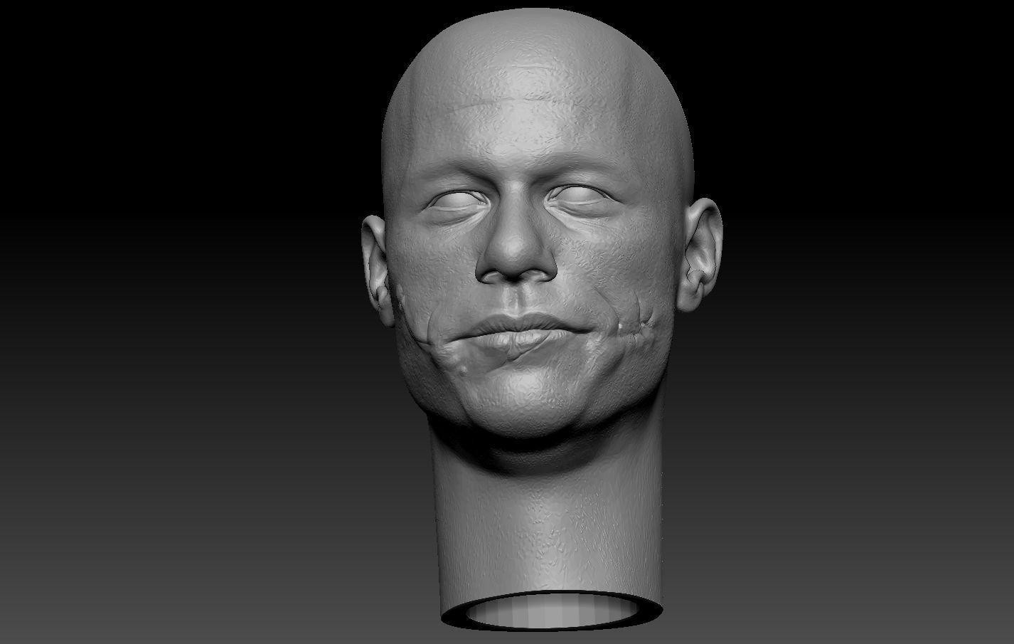 Joker Heath Ledger head 3D model 3D printable | CGTrader