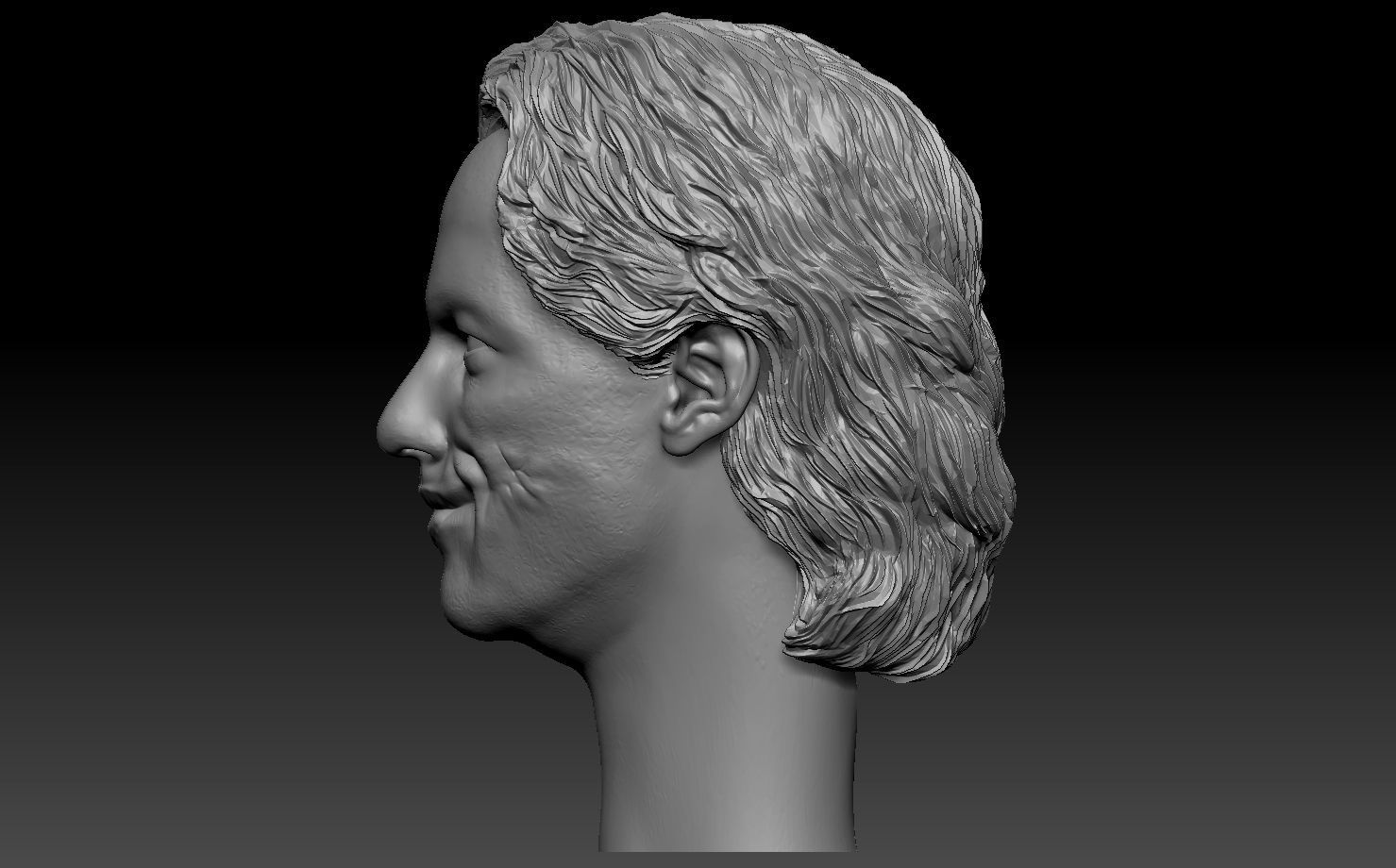 Joker Heath Ledger head 3D model 3D printable | CGTrader