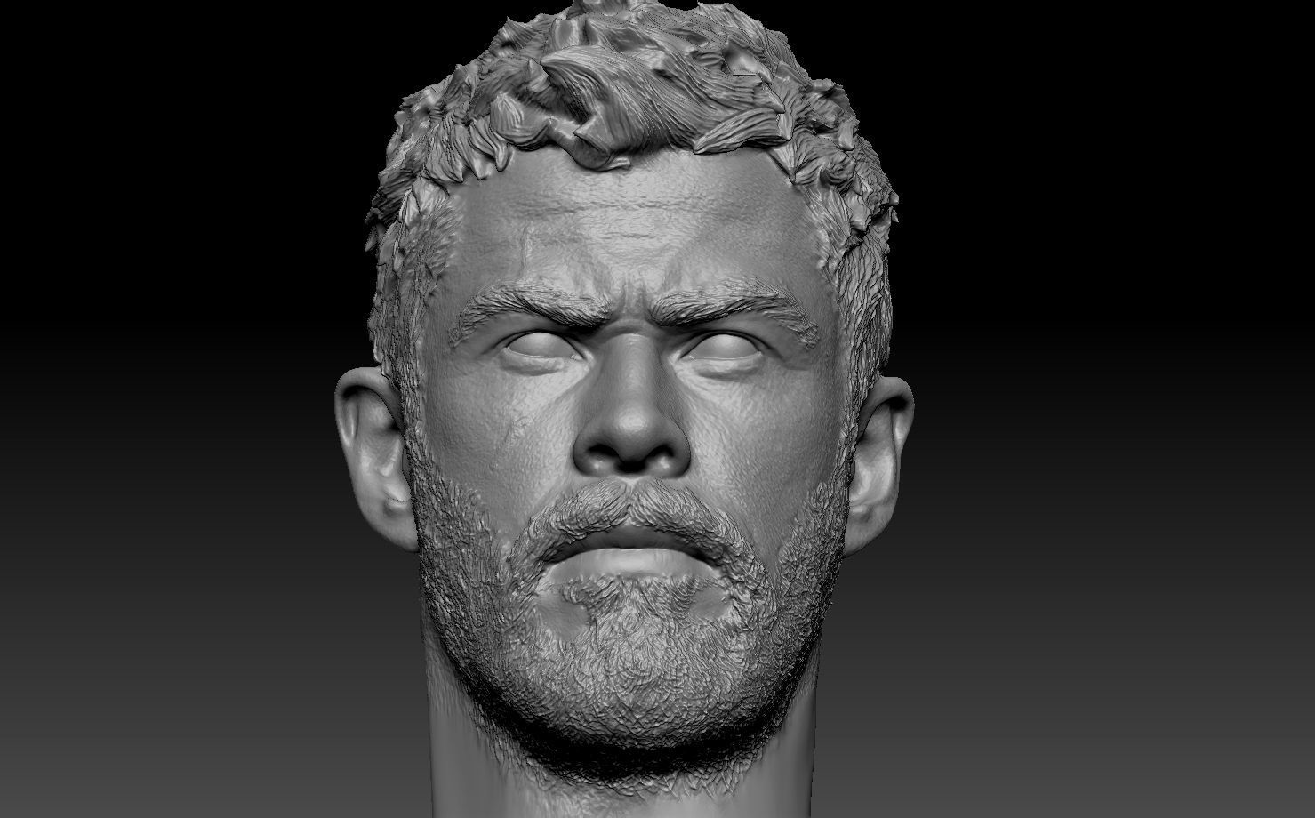 Thor head 3D model 3D printable | CGTrader