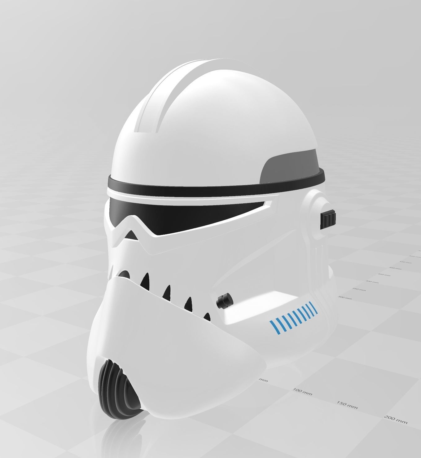 Star Wars Clone Trooper Commander Neyo helmet 3D model 3D printable ...