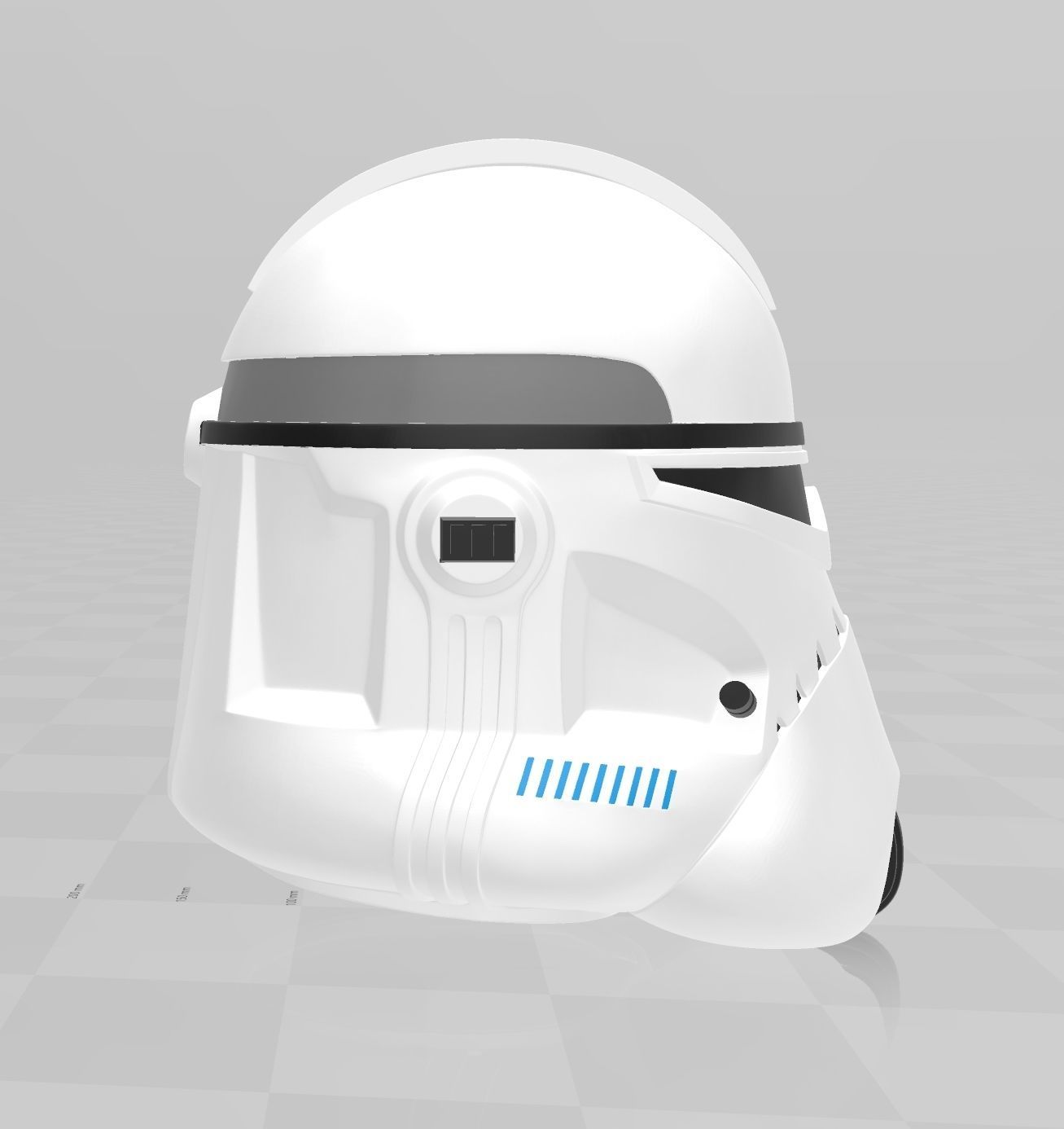 Star Wars Clone Trooper Commander Neyo helmet 3D model 3D printable ...