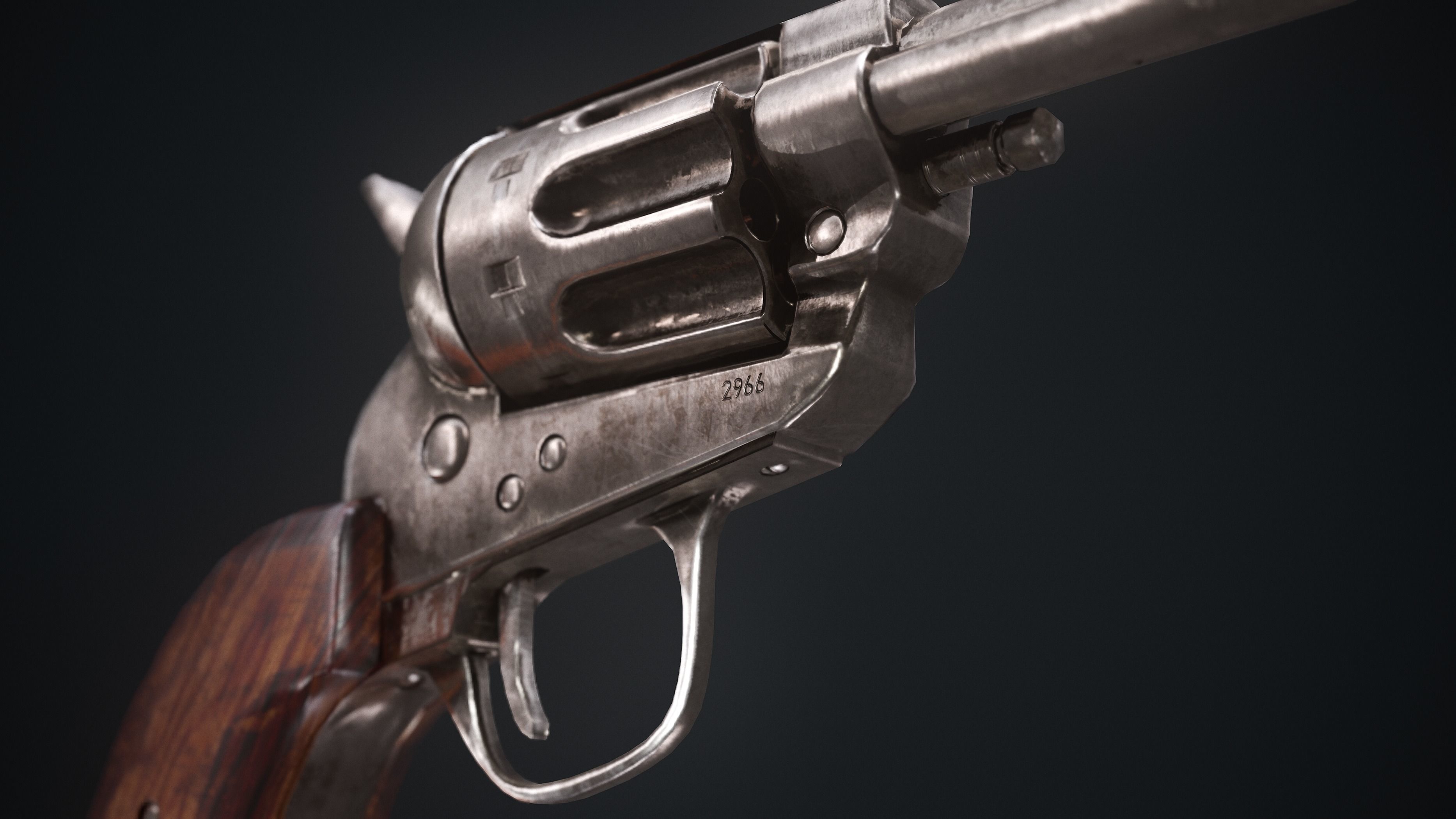 3D model Colt Single Action Army VR / AR / low-poly | CGTrader