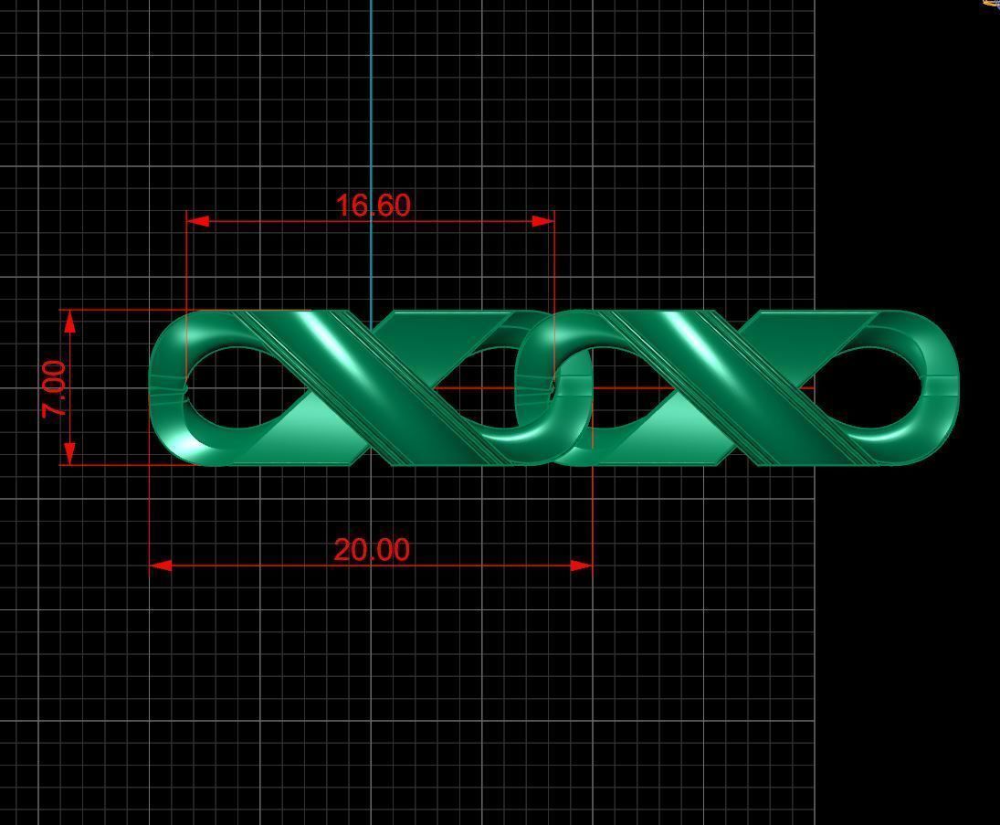 bracelet 0132 3D model 3D printable | CGTrader