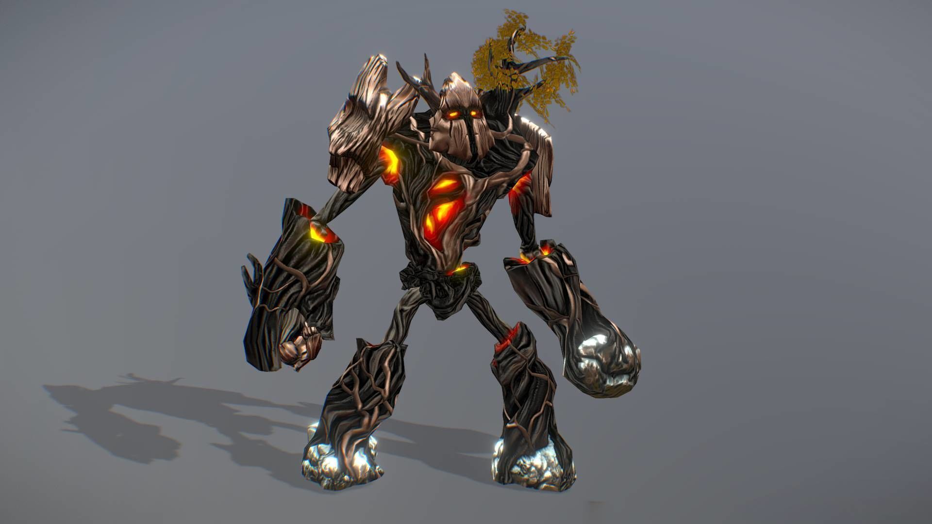 3D model Forest Golems VR / AR / low-poly rigged animated | CGTrader