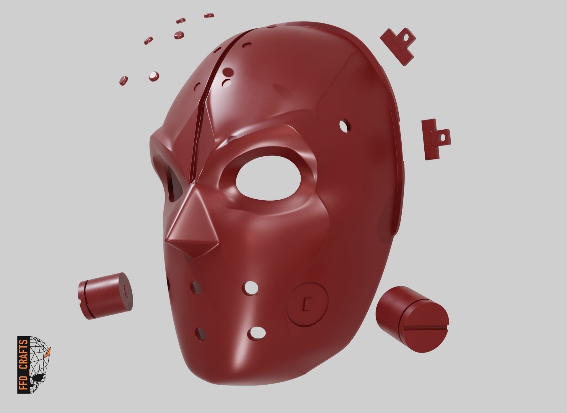 Nikaido mask from anime Dorohedoro 3D model 3D printable | CGTrader