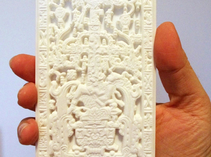 Pakal tomb stone lid aka The Mayan Spaceship 3D model 3D printable ...