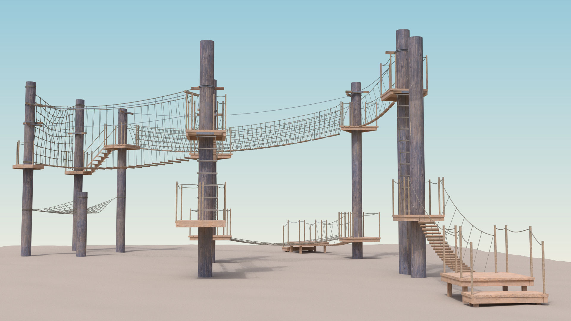 Adventure Park 3D model | CGTrader