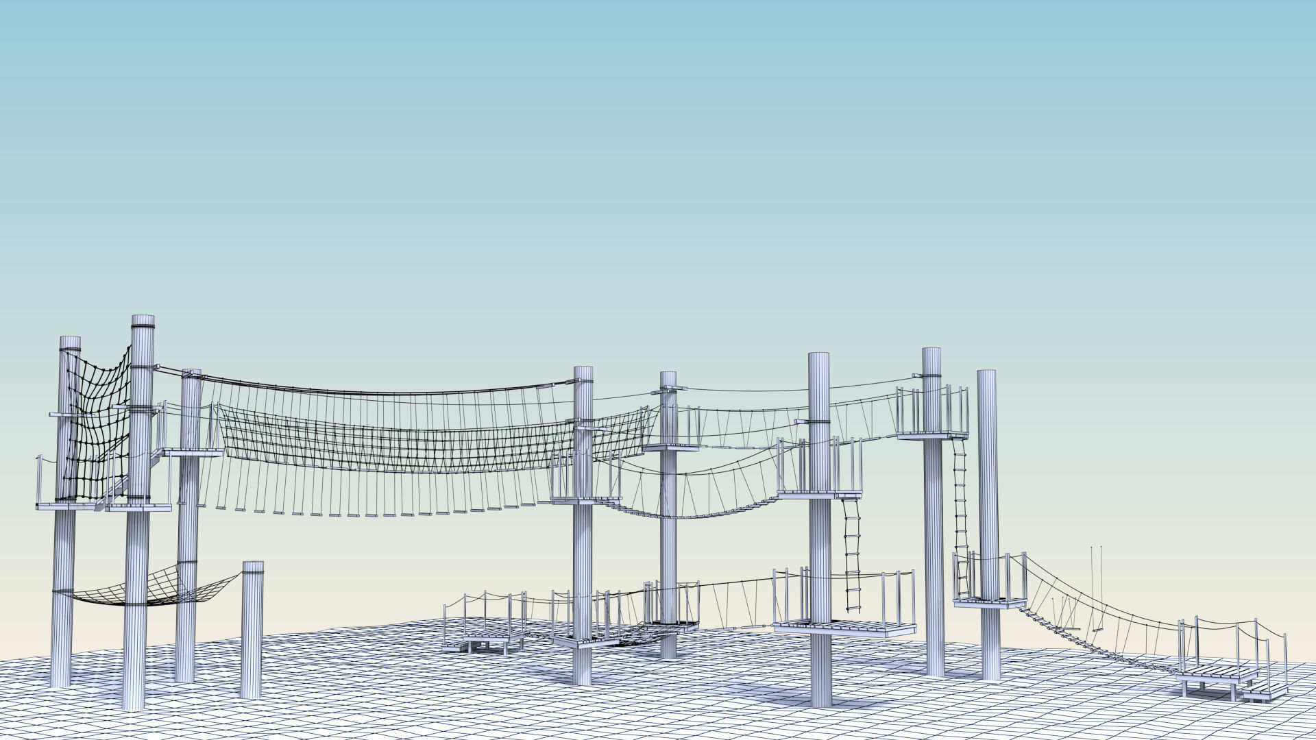 Adventure Park 3D model | CGTrader