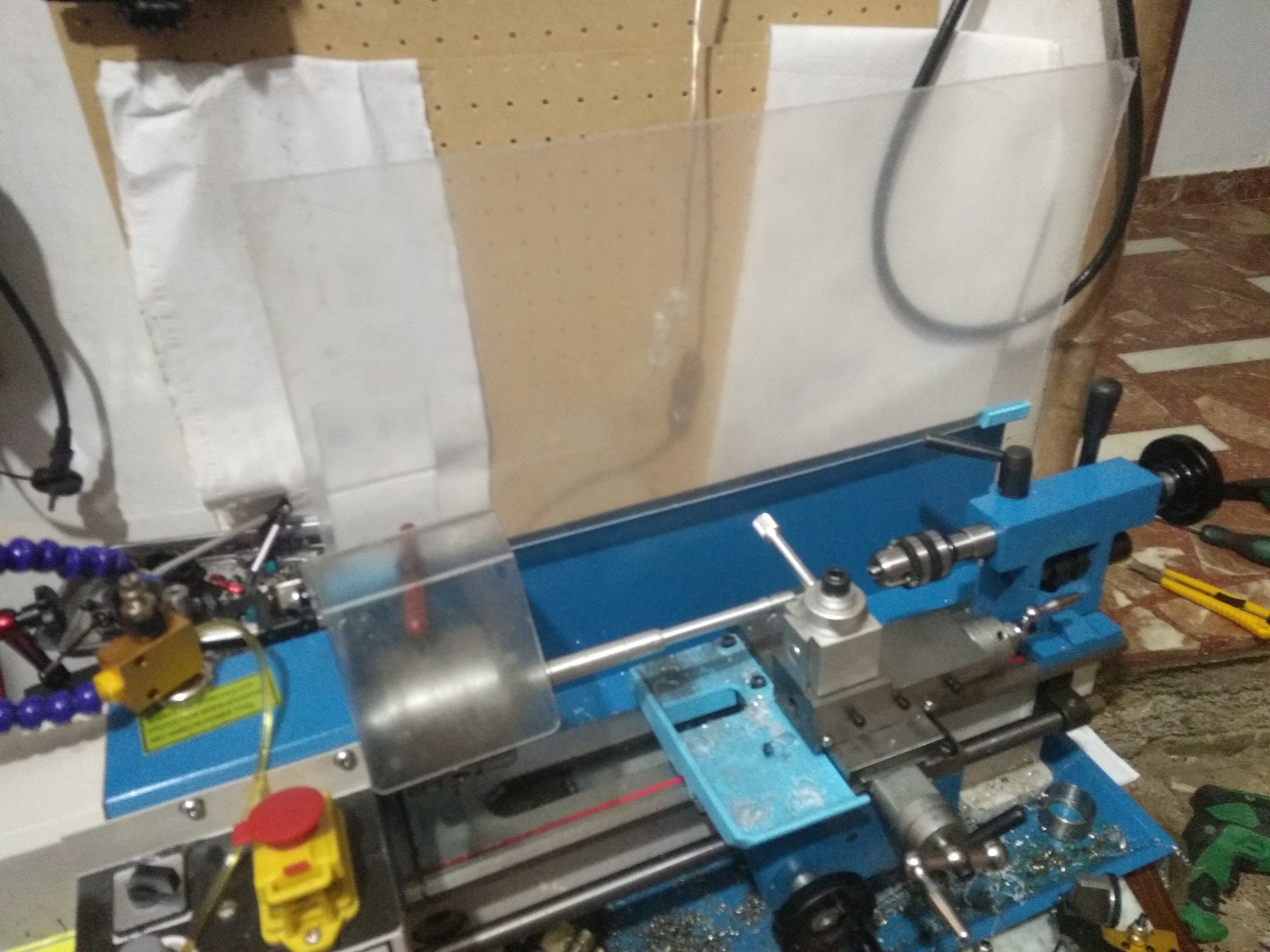 Mini lathe accessory Window to prevent cutting fluid leakage 3D model ...