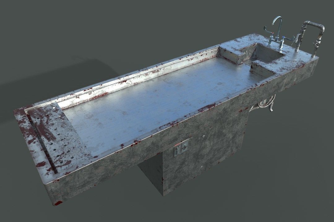 Autopsy Table free VR / AR / low-poly 3D model | CGTrader