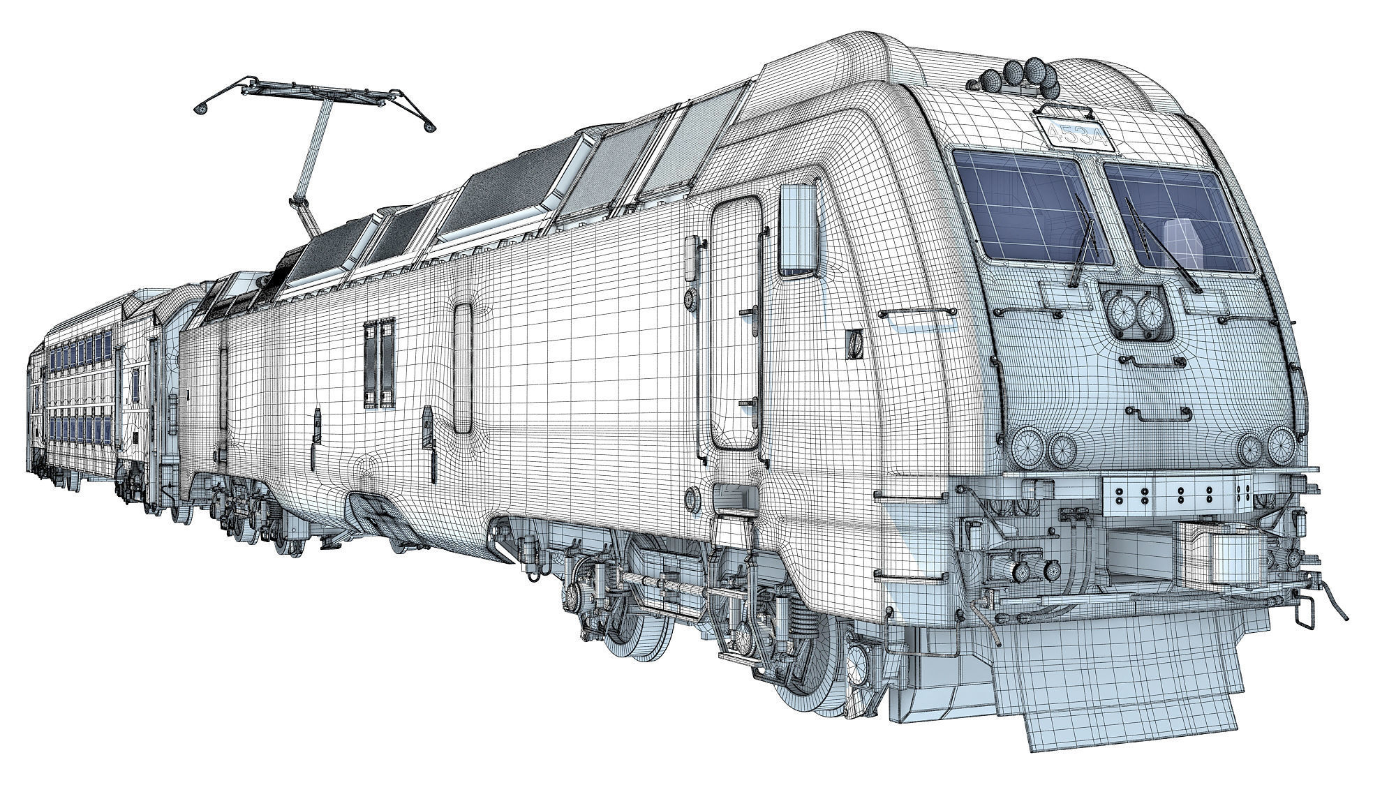 New Jersey NJ Transit Train 3D model | CGTrader