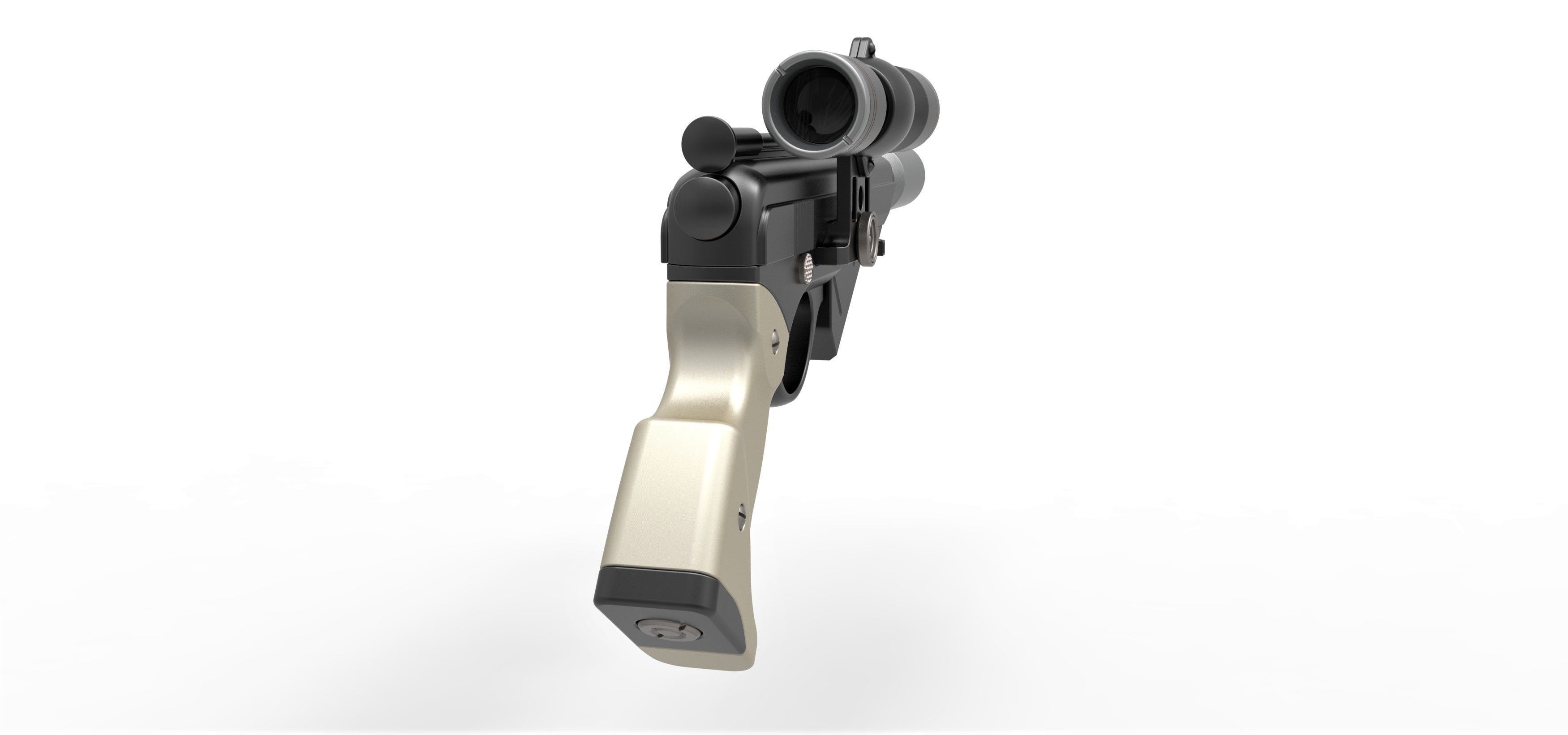 Blaster pistol Night Sniper X-8 from Star Wars 3D model | CGTrader