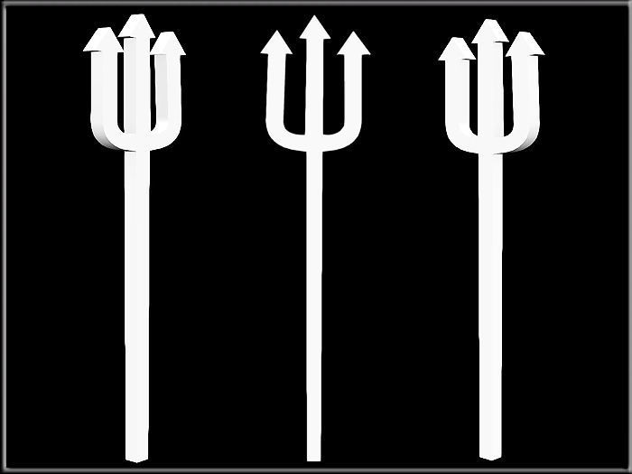 3D model DEVIL FORK 02 VR / AR / low-poly | CGTrader