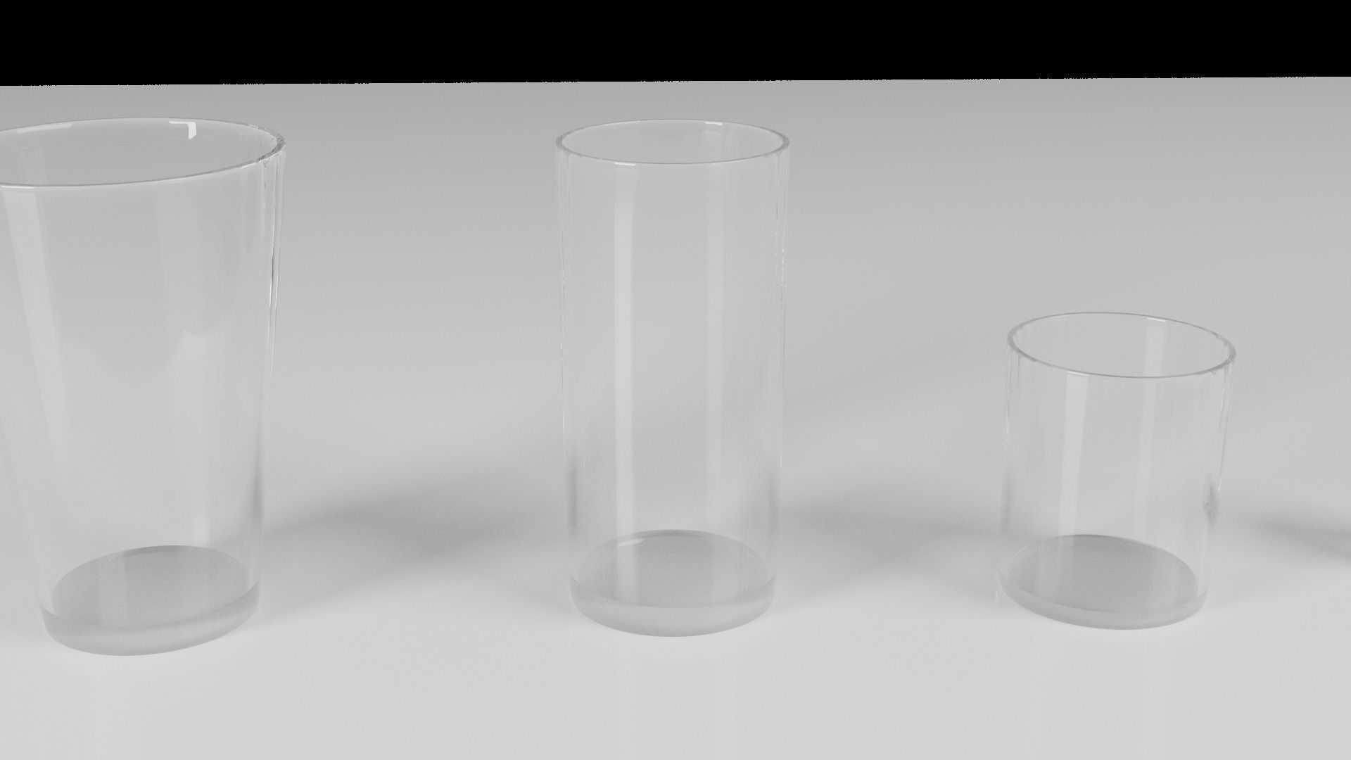 3D model Collection of Glass Assets VR / AR / low-poly | CGTrader