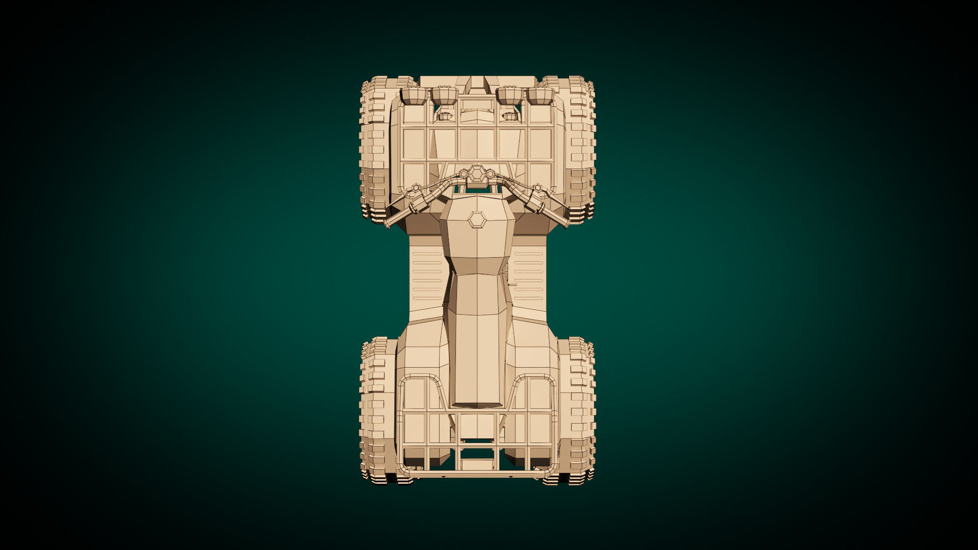3D model Low Poly ATV 01 VR / AR / low-poly | CGTrader