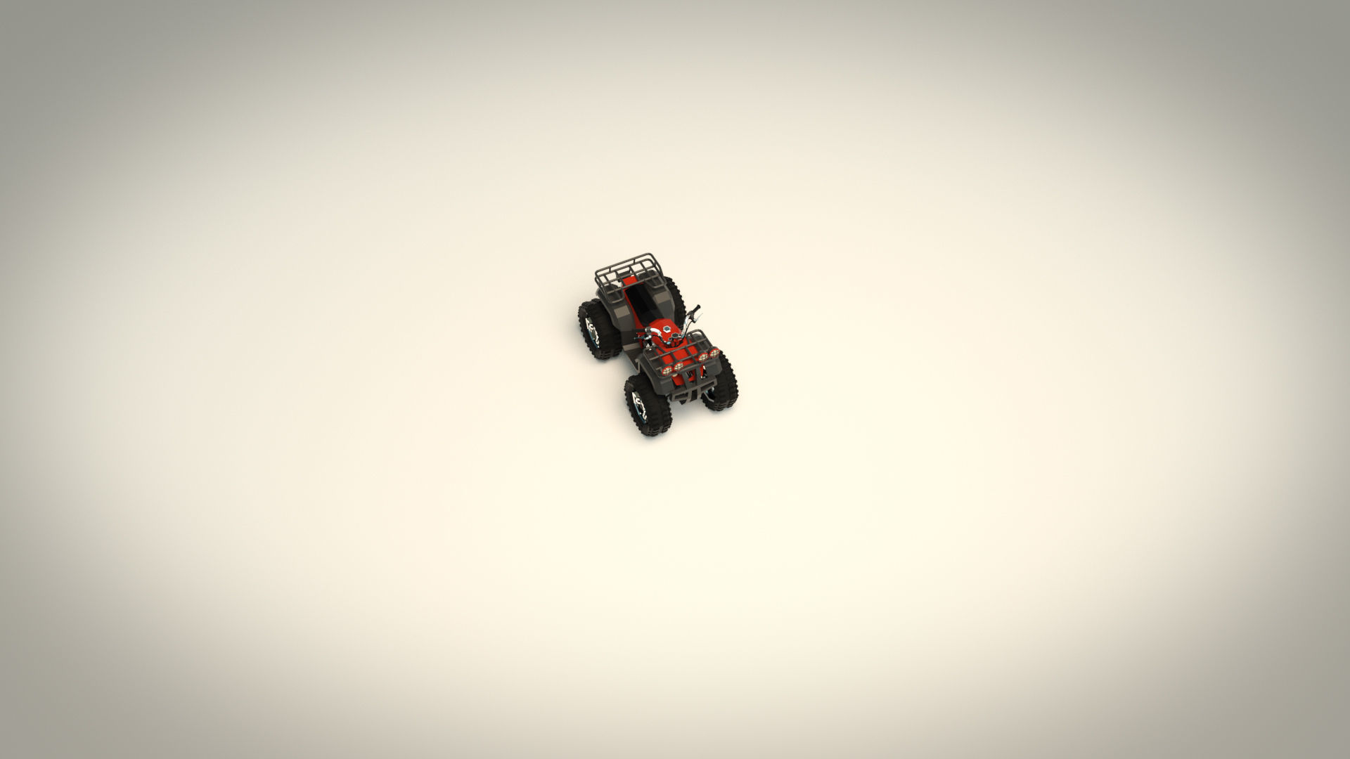3D model Low Poly ATV 01 VR / AR / low-poly | CGTrader