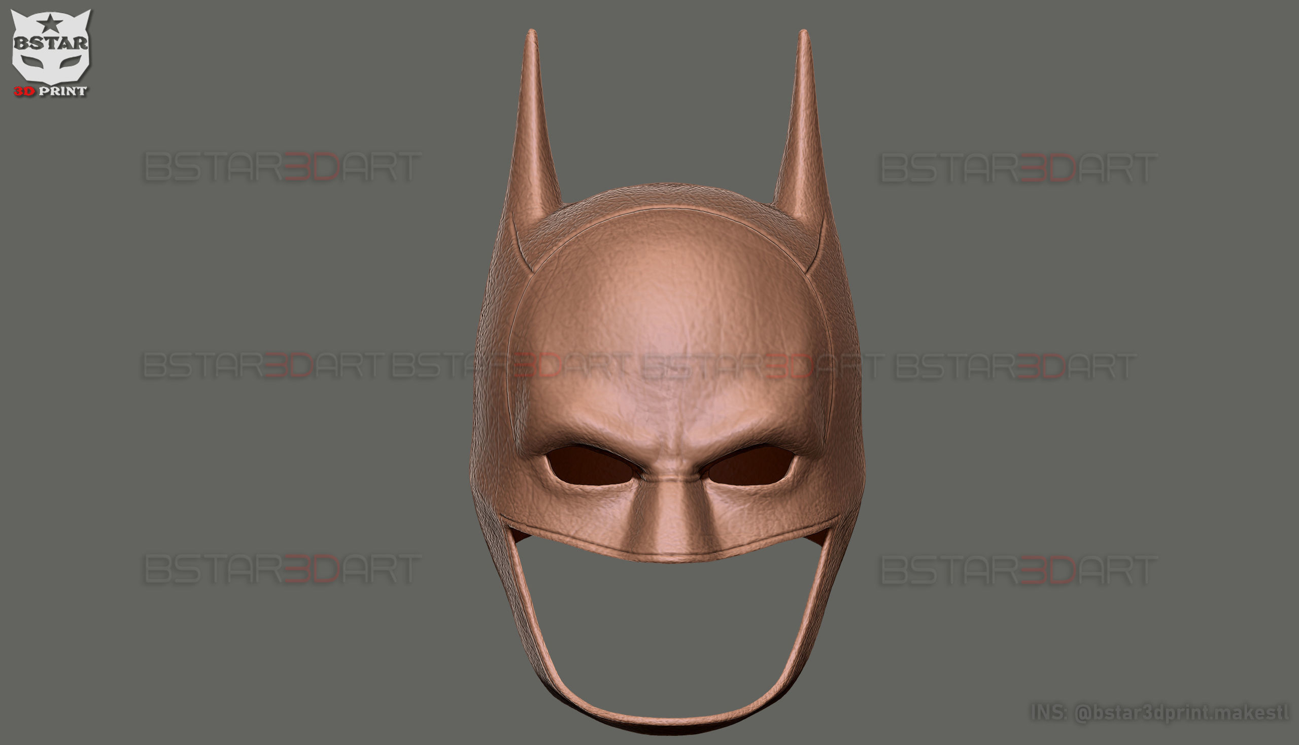Batman Mask - Robert Pattinson - The Batman 2022 - DC comic 3D model 3D ...
