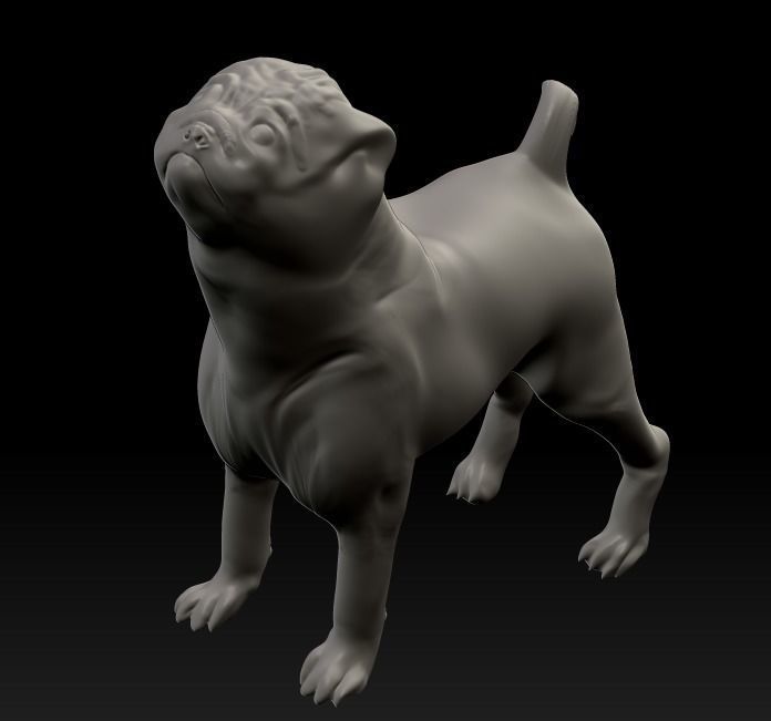 Clay Dog free 3D model | CGTrader