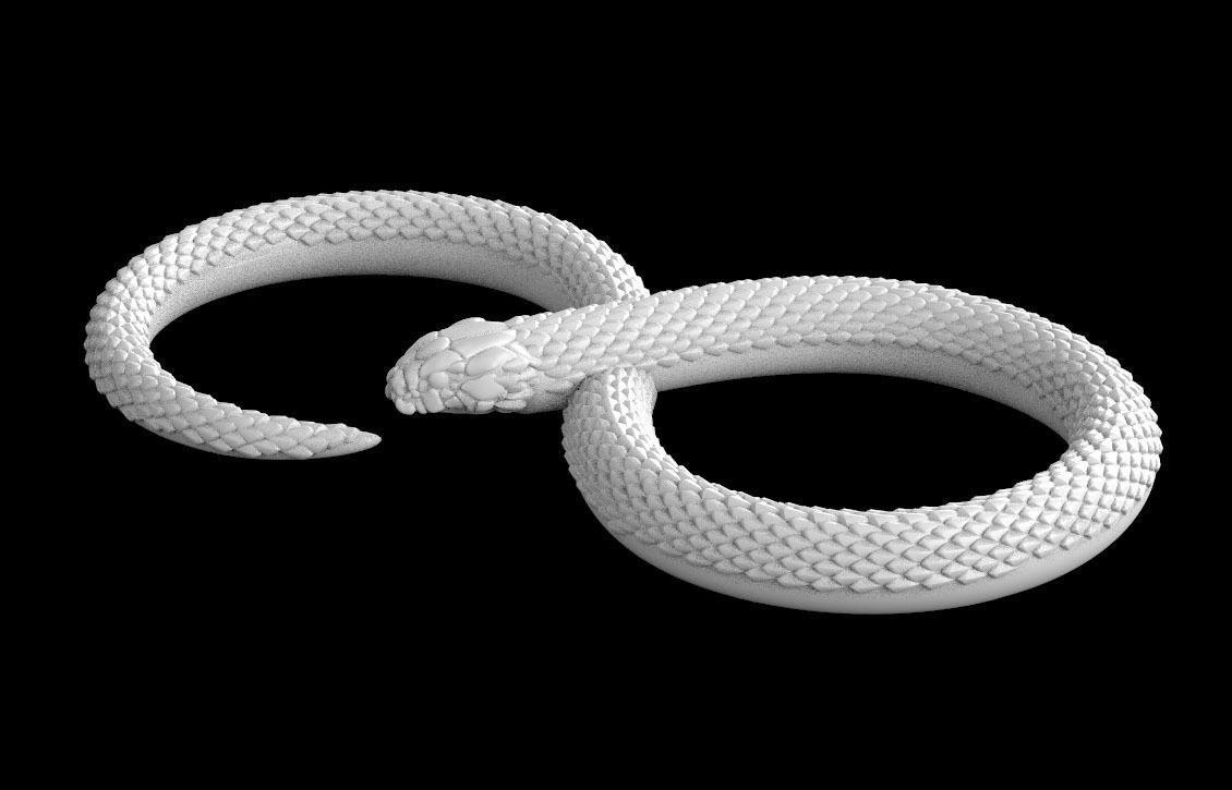 snake 3D model 3D printable | CGTrader