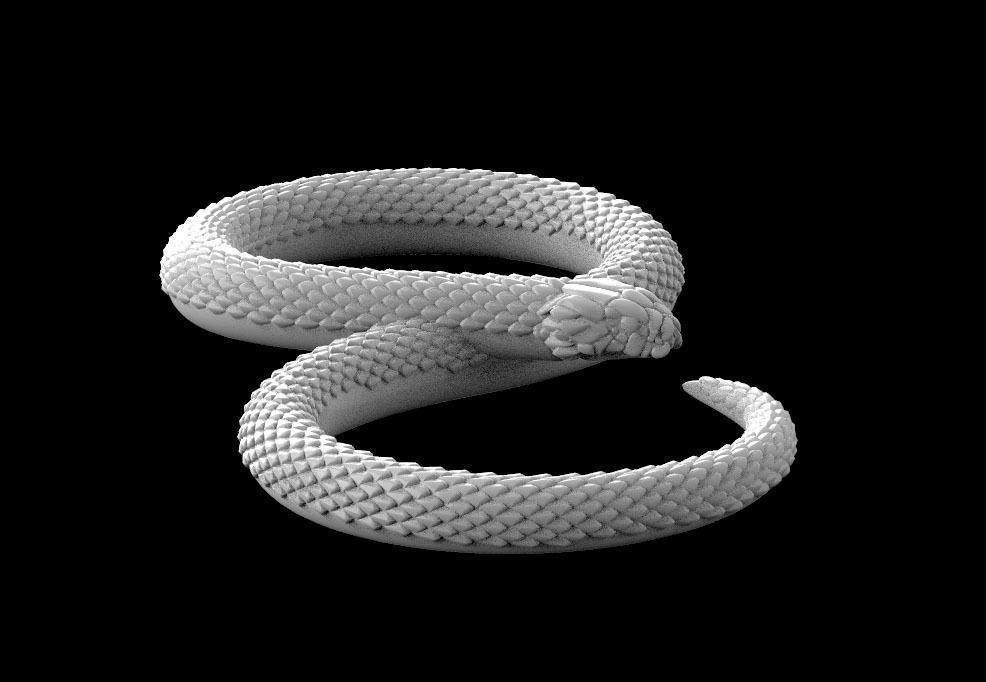 snake 3D model 3D printable | CGTrader