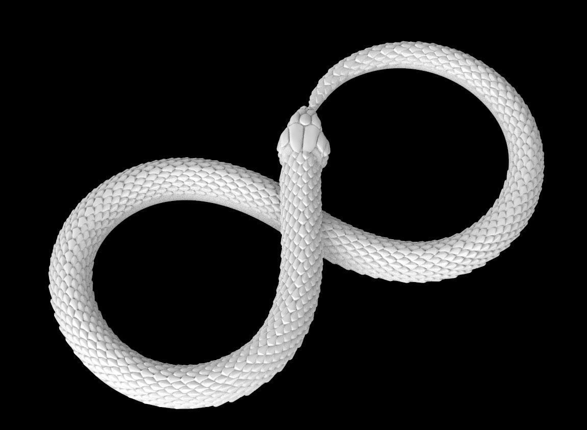 snake 3D model 3D printable | CGTrader