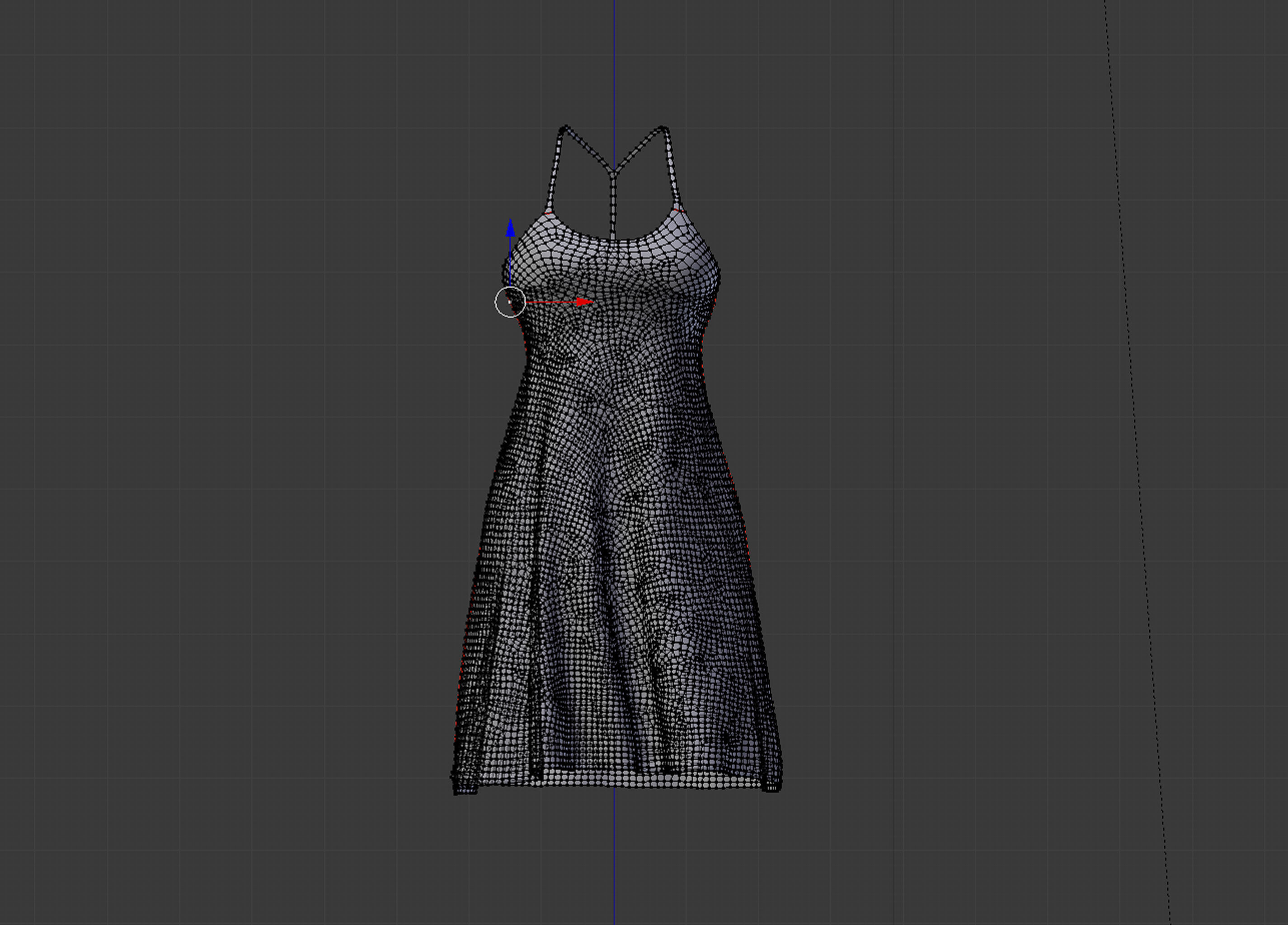 Strappy Dress 3D model | CGTrader