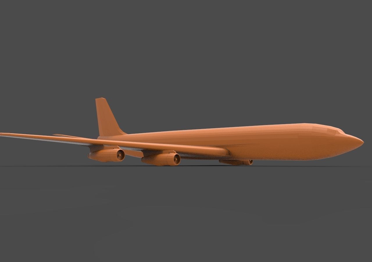 Boeing 707 3D model 3D printable | CGTrader