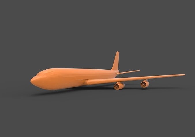 Boeing 707 3D model 3D printable | CGTrader