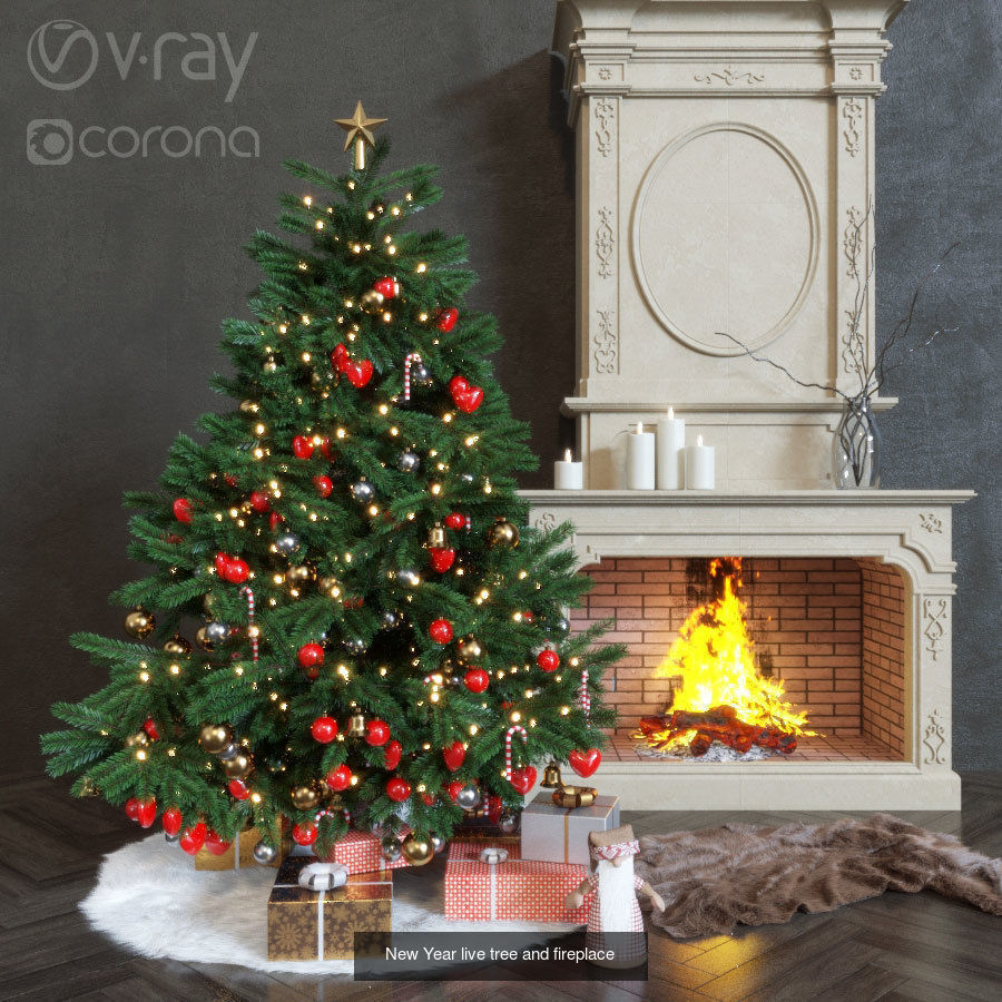 Cristmas tree collection | CGTrader