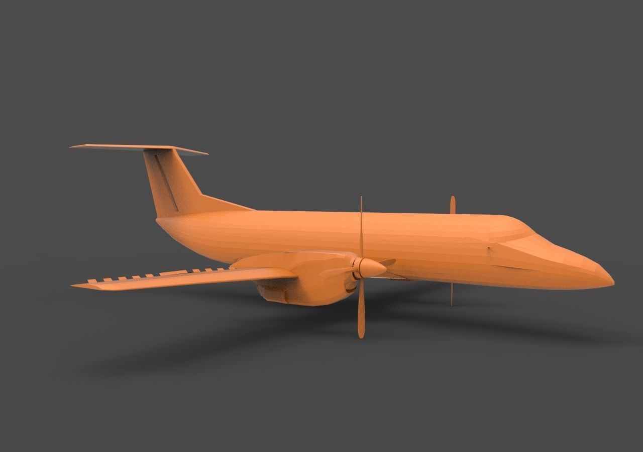 Embraer EMB 120 3D model 3D printable | CGTrader