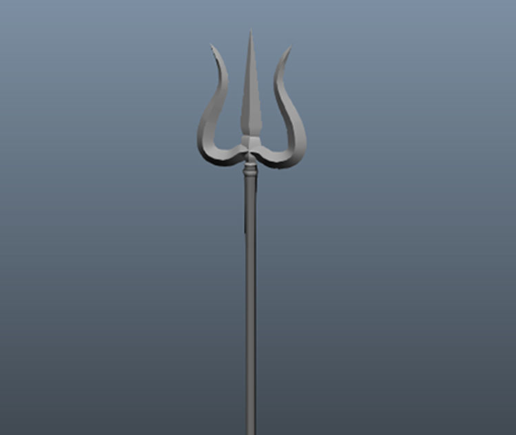 Trishul Trident 3D model | CGTrader