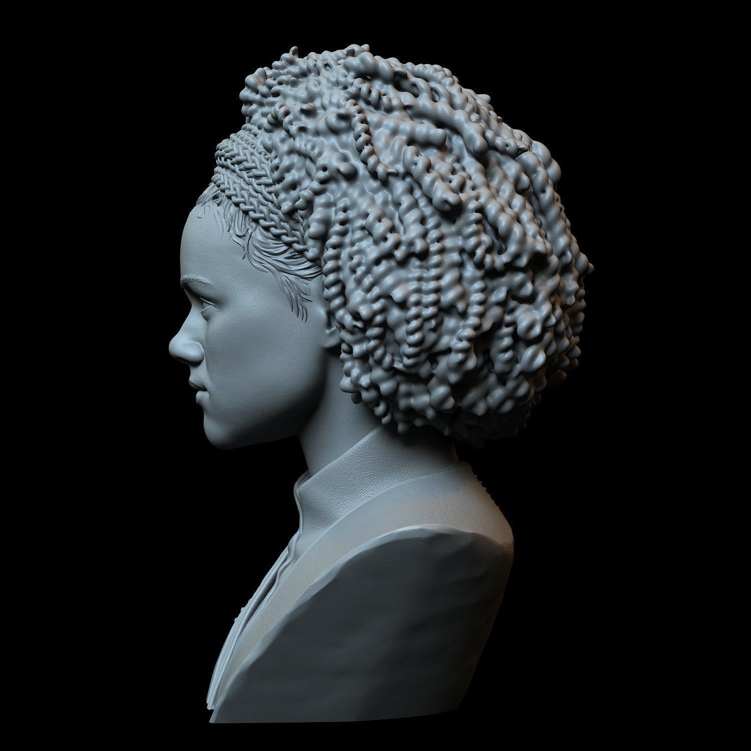 Missandei from Game of Thrones Nathalie Emmanuel 3D model 3D printable ...