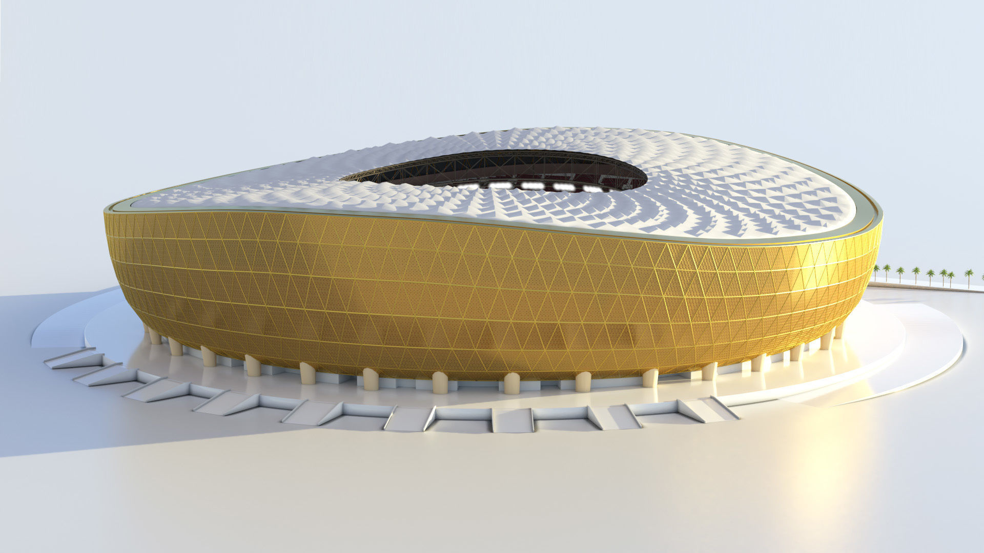 lusail stadium - fifa world cup 2022 qatar 3D model | CGTrader