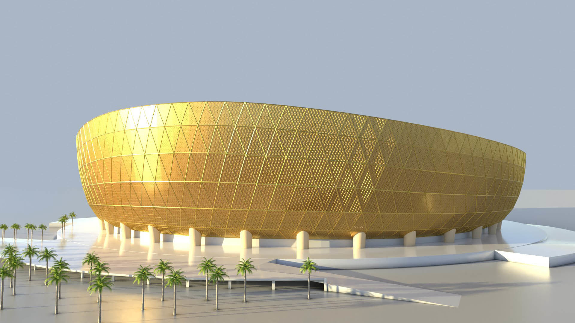 lusail stadium - fifa world cup 2022 qatar 3D model | CGTrader