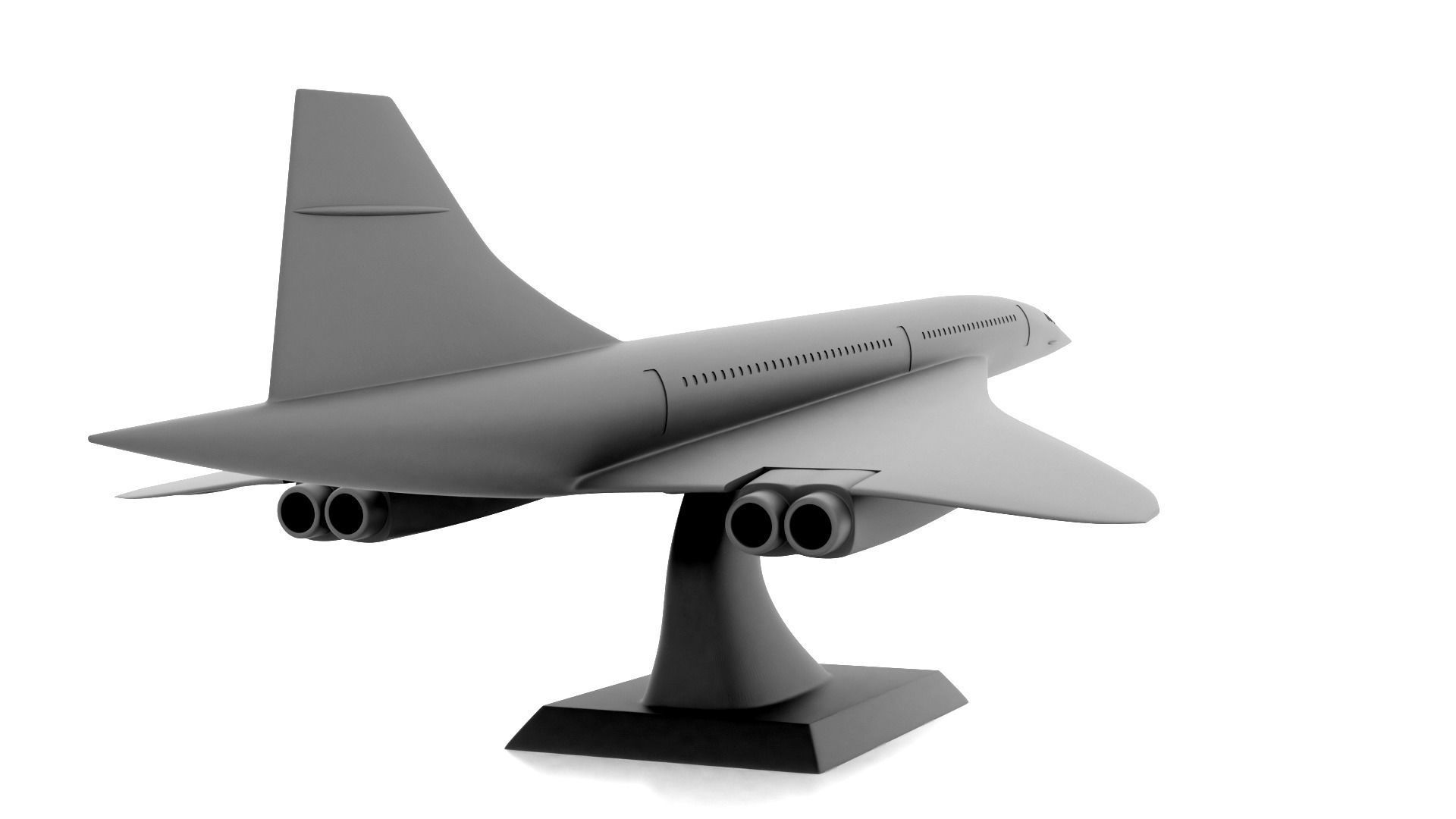 Concorde 62 cm 3D model 3D printable | CGTrader