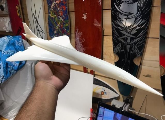 Concorde 62 cm 3D model 3D printable | CGTrader
