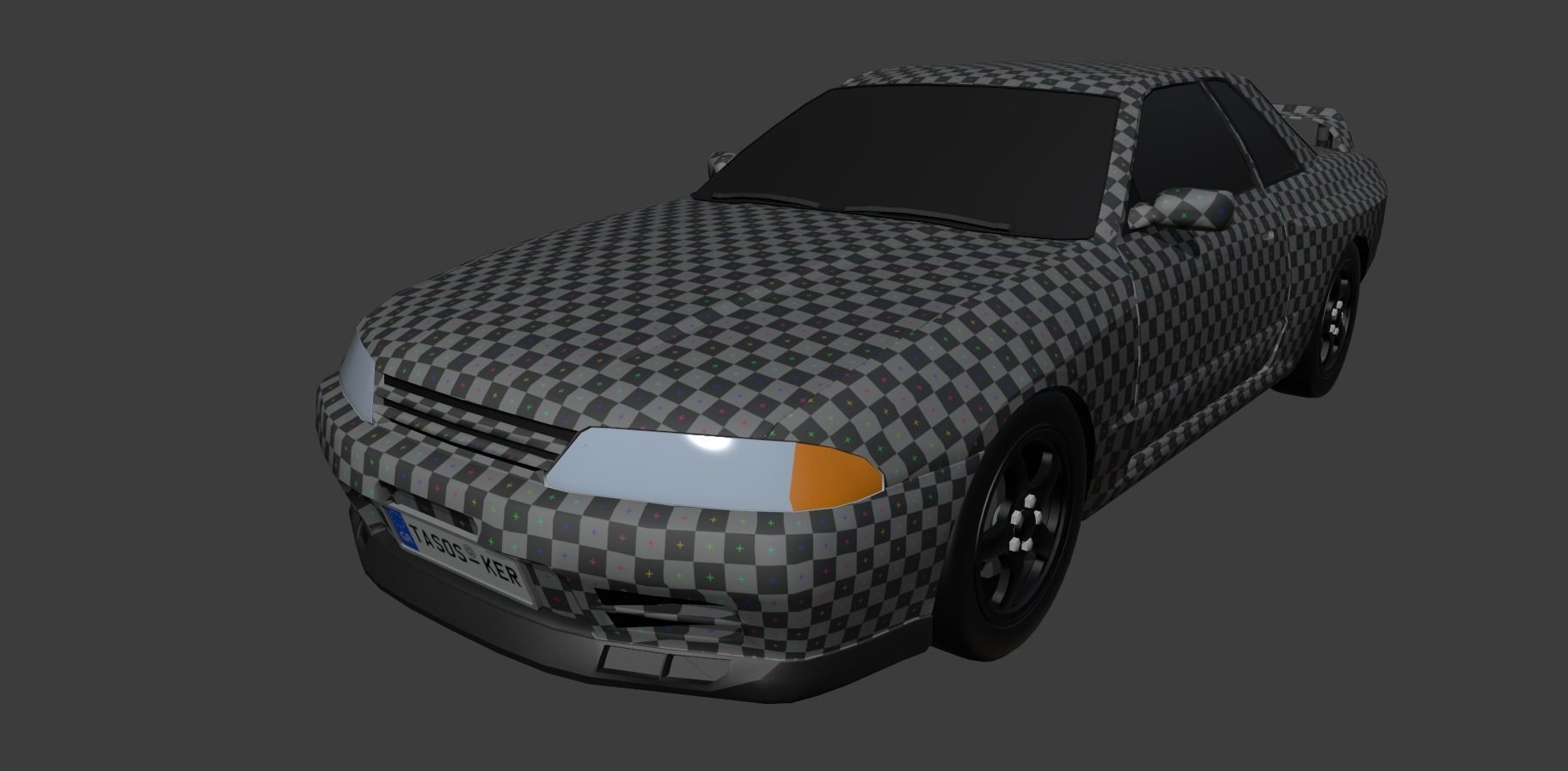 3D model Nissan Skyline GTR R32 Interior Game Ready VR / AR / low-poly ...