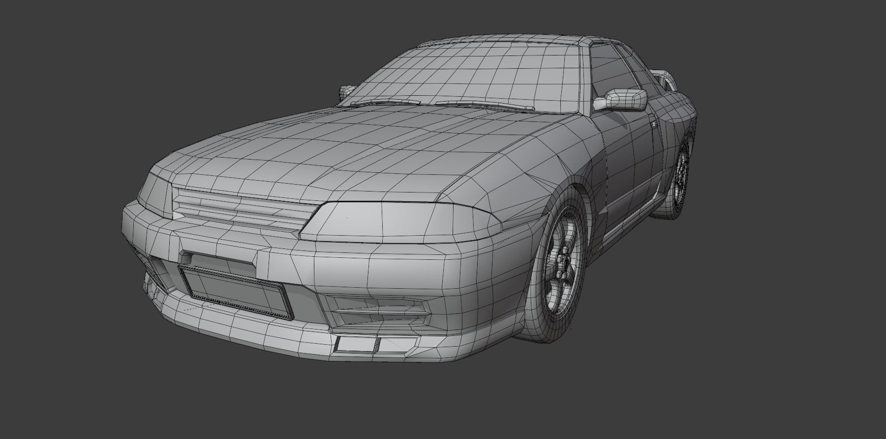 3D model Nissan Skyline GTR R32 Interior Game Ready VR / AR / low-poly ...