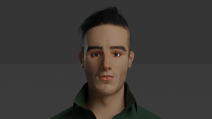 Digital Human Male 001 free 3D model | CGTrader