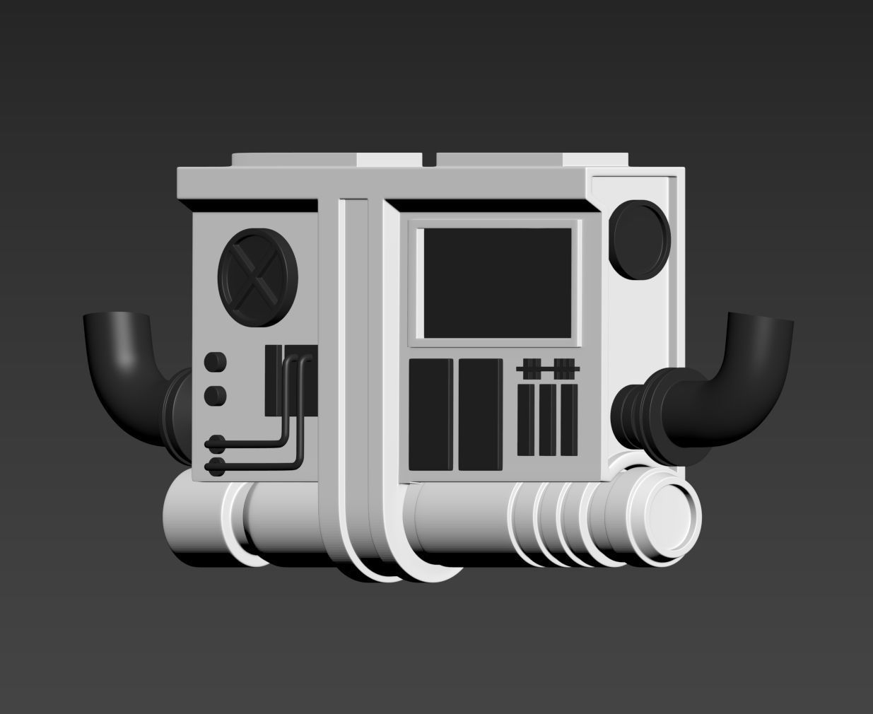 Star Wars AOTC Clone Trooper Pilot chest box 3D model 3D printable ...