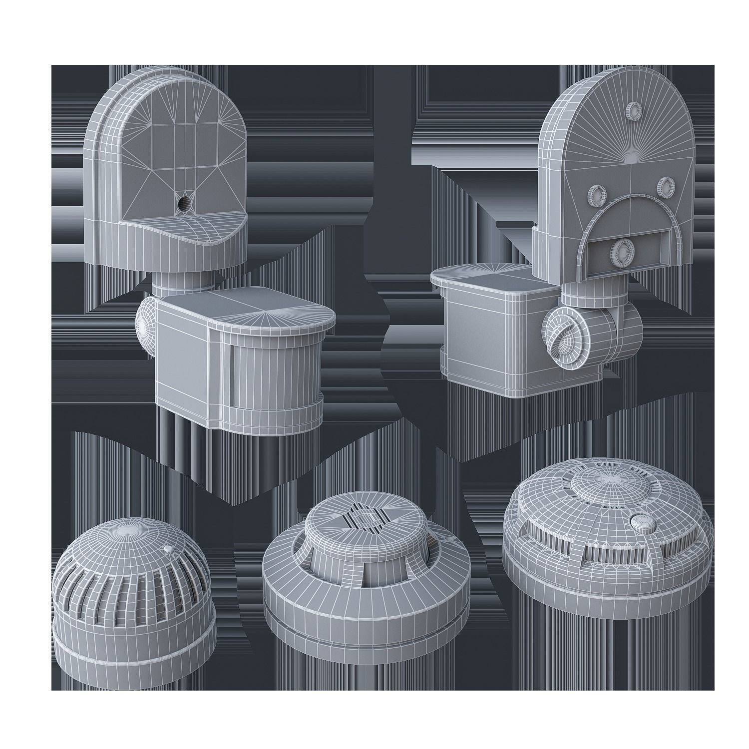 3D model Sensor Set VR / AR / low-poly | CGTrader