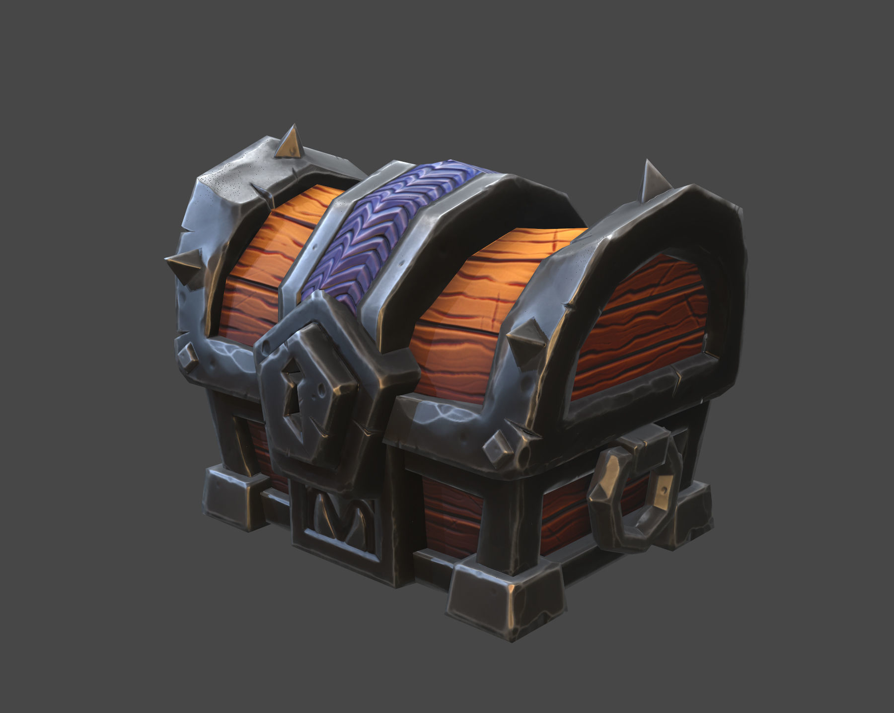 3D model Fantasy Stylized Chest VR / AR / low-poly | CGTrader