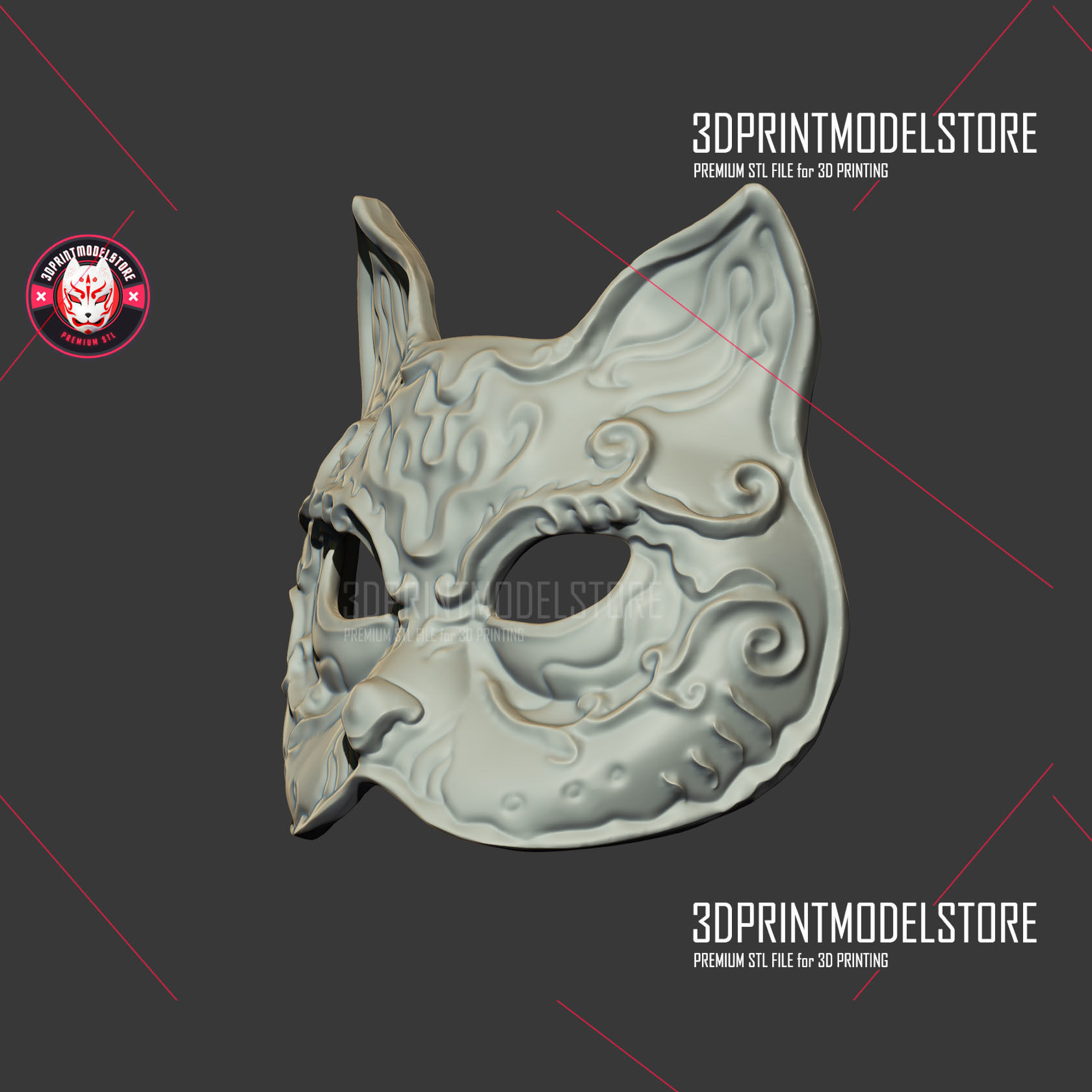 Splicer Kitty Cat Cosplay Mask 3D model 3D printable | CGTrader