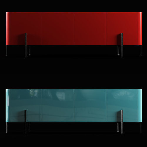 Caillou sideboard free 3D model | CGTrader