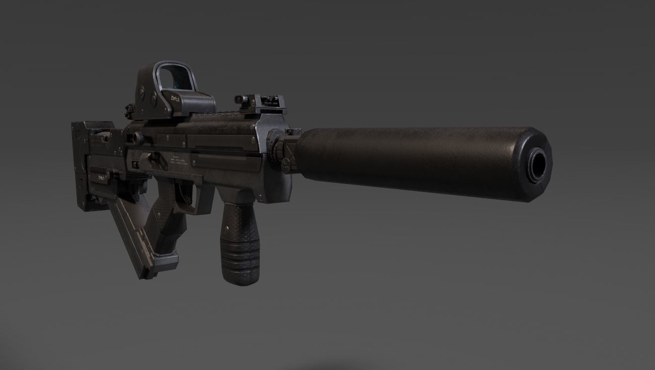 3D model Special forces skifi soldier VR / AR / low-poly rigged ...