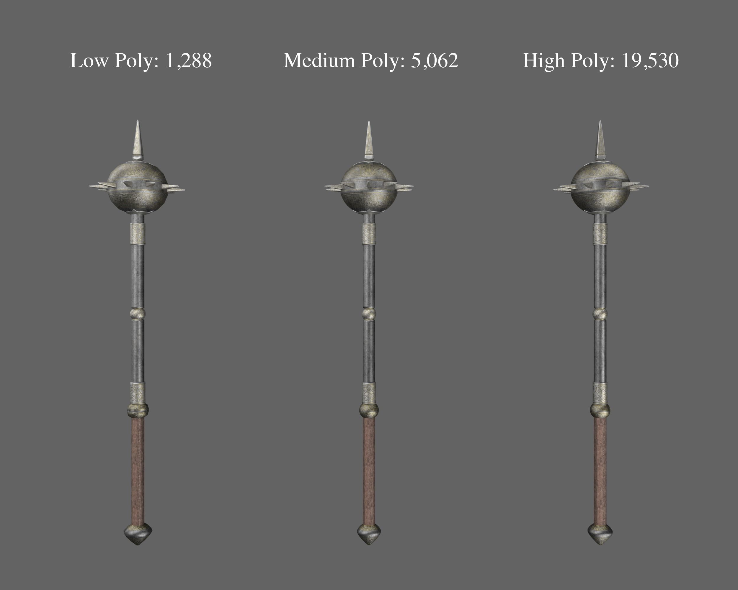 3D model Ancient Indo Persian Gurj VR / AR / low-poly | CGTrader