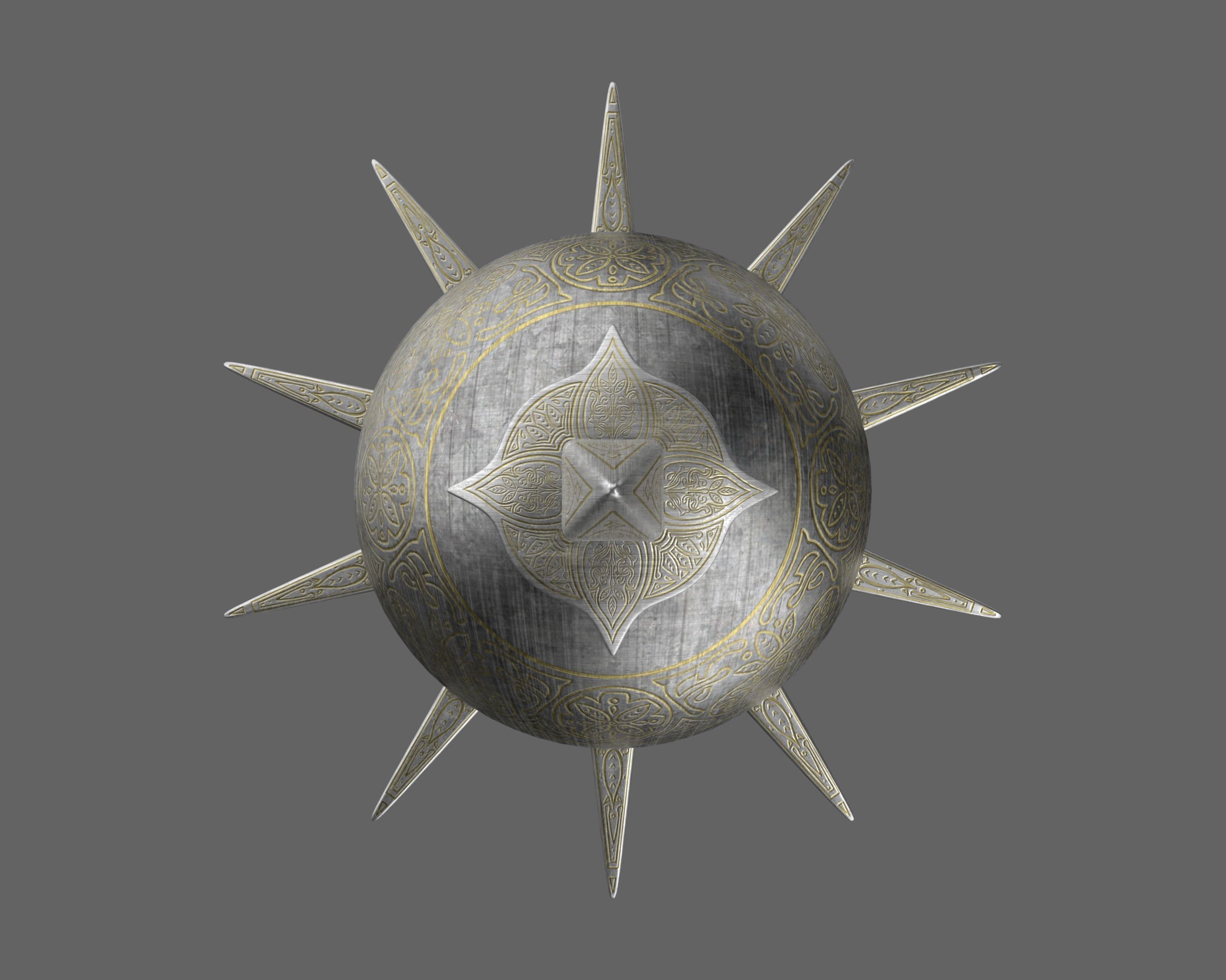 3D model Ancient Indo Persian Gurj VR / AR / low-poly | CGTrader